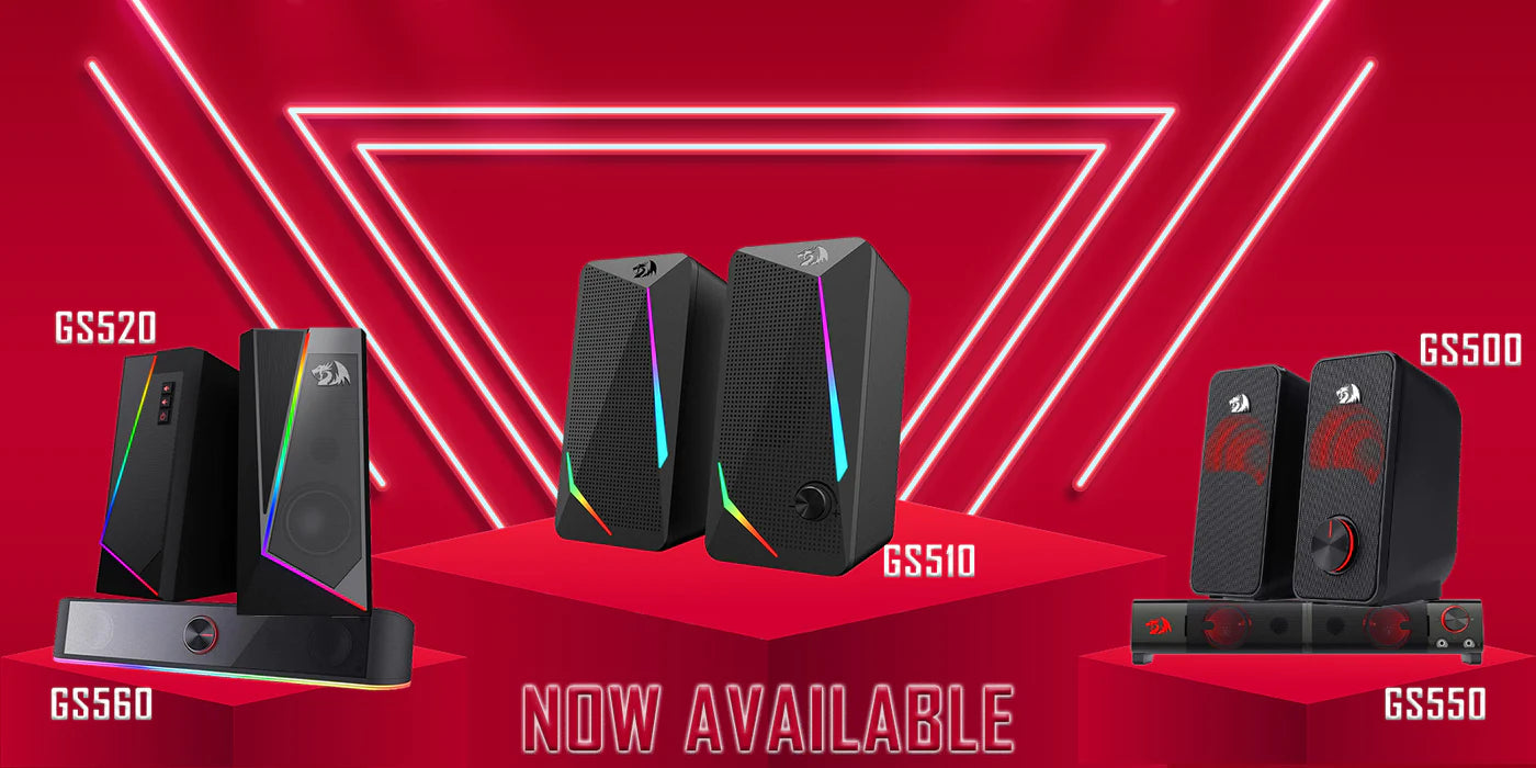 Redragon Adiemus GS560, Anvil GS520, Waltz GS510 Gaming Speakers Launc