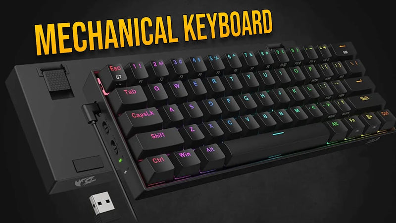 Redragon K616 FIZZ Pro 60% Wireless RGB Gaming Mechanical Keyboard lau