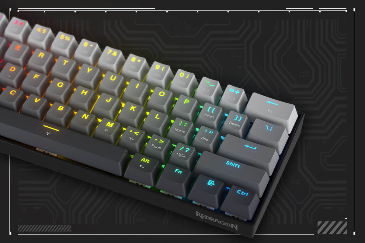 Fizz K617 60% Wired Mechanical Keyboard Mystic Grey (Magnetic Switch)