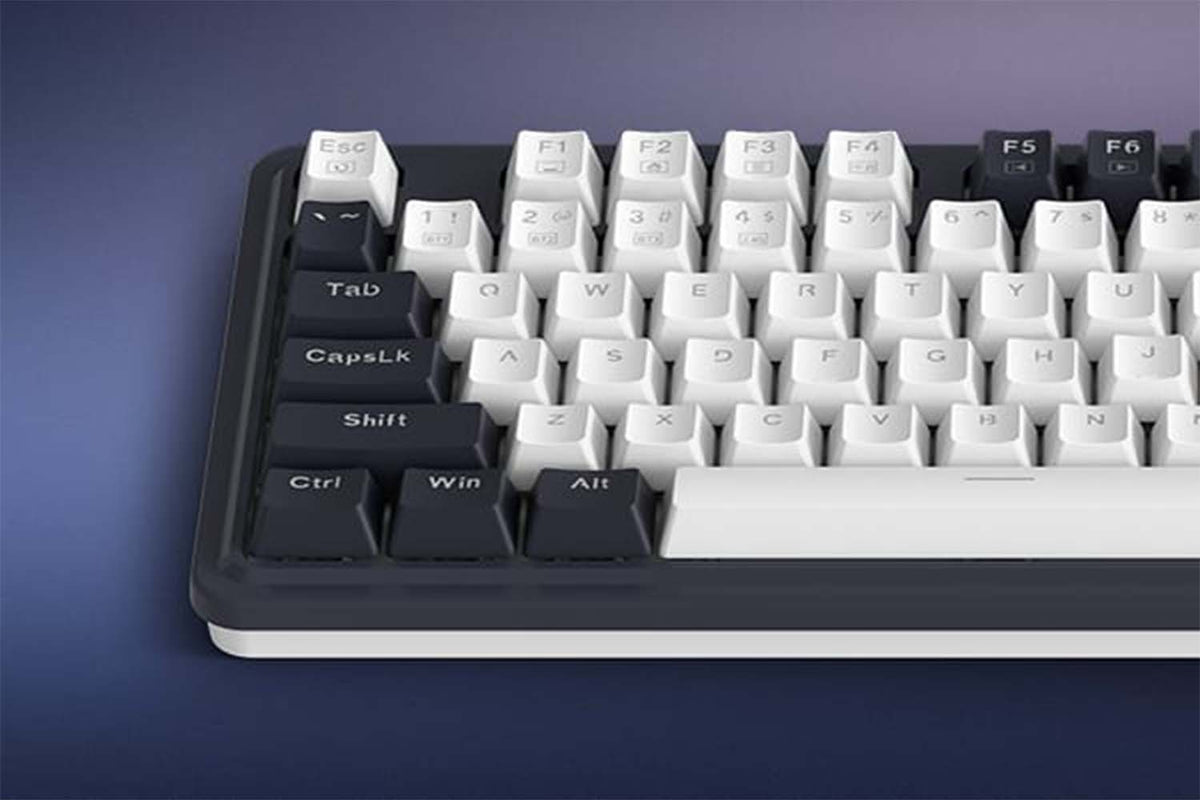 Ucal Pro K673 Pro - 75% Wired+2.4Ghz+BT Mechanical Keyboard White and