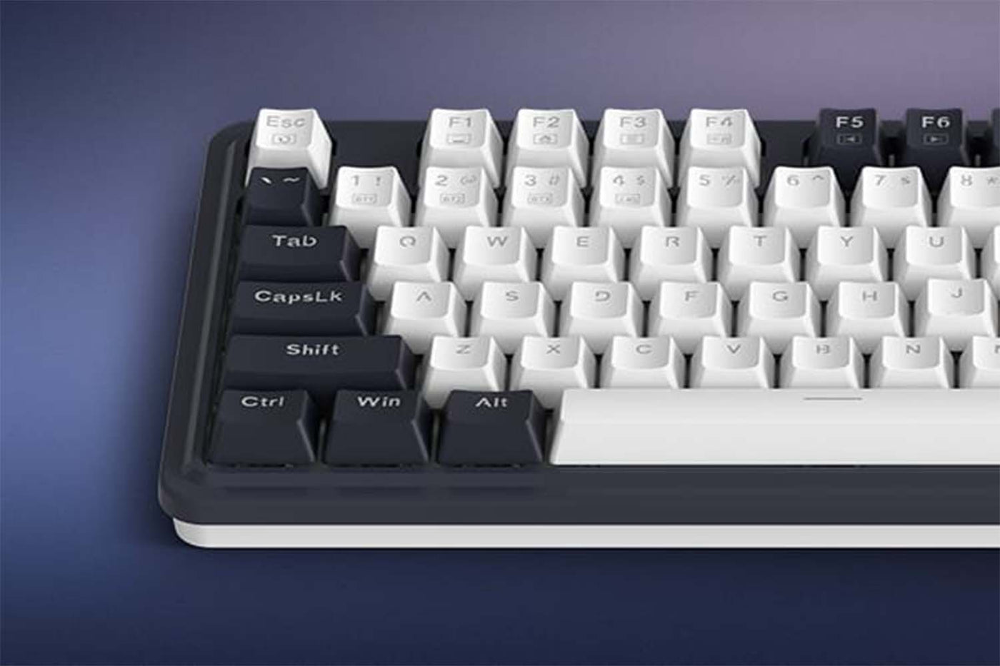 Ucal Pro K673 Pro - 75% Wired+2.4Ghz+BT Mechanical Keyboard White and