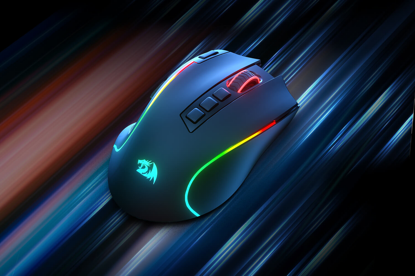 Predator Pro M612 PRO - RGB Wired, Wireless and Bluetooth Mouse (Black