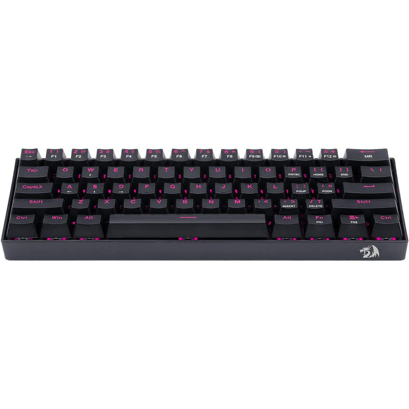 DRAGON BORN K630 - 60% Wired Mechanical Keyboard Pink LED (Brown Switc